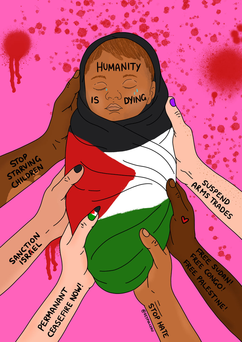 Humanity Is Dying Poster (A4, A3 & A2 DIGITAL DOWNLOAD) - FREE – Hey Polly