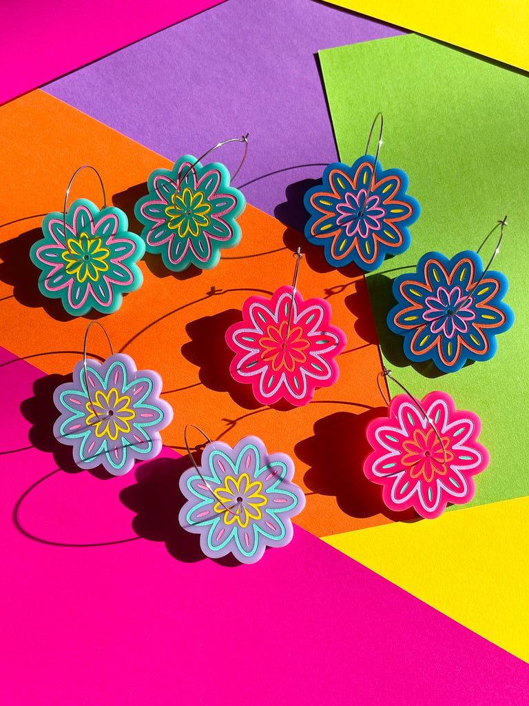 Hey Polly - Acrylic Statement Earrings Made in Australia