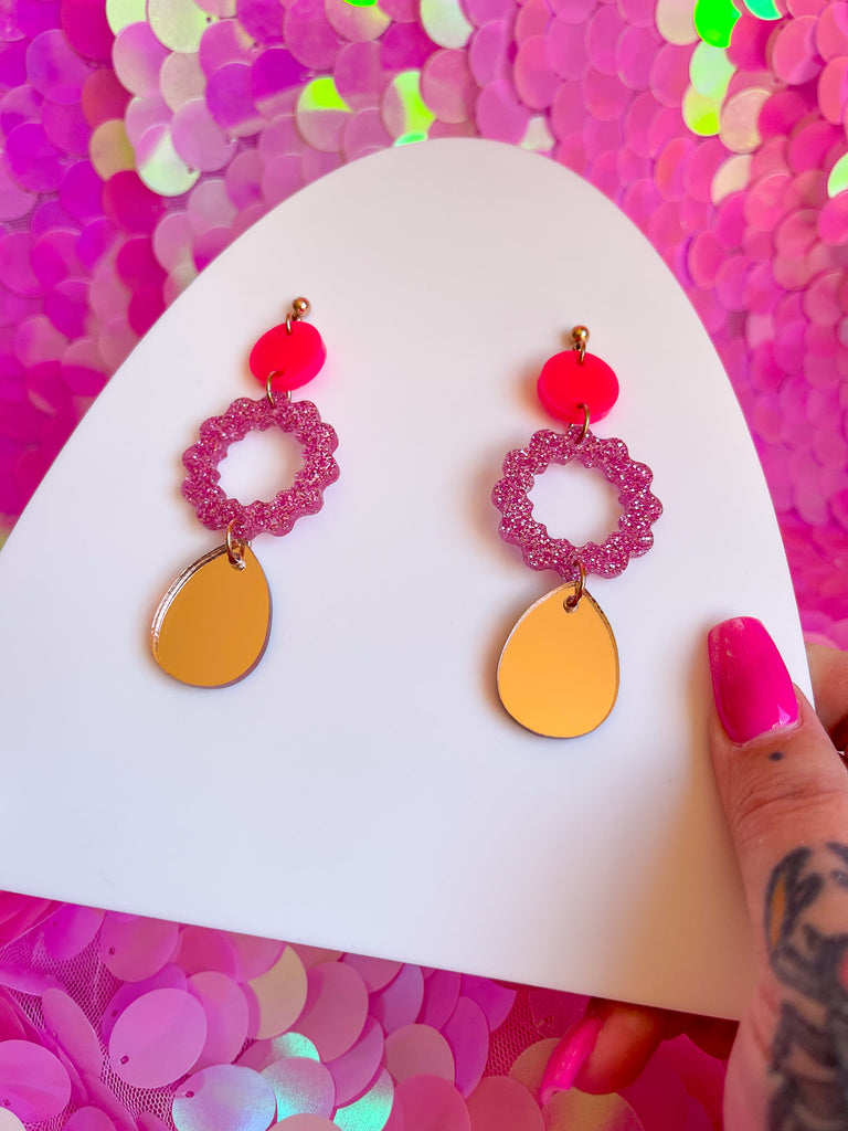 Hey Polly - Acrylic Statement Earrings Made in Australia